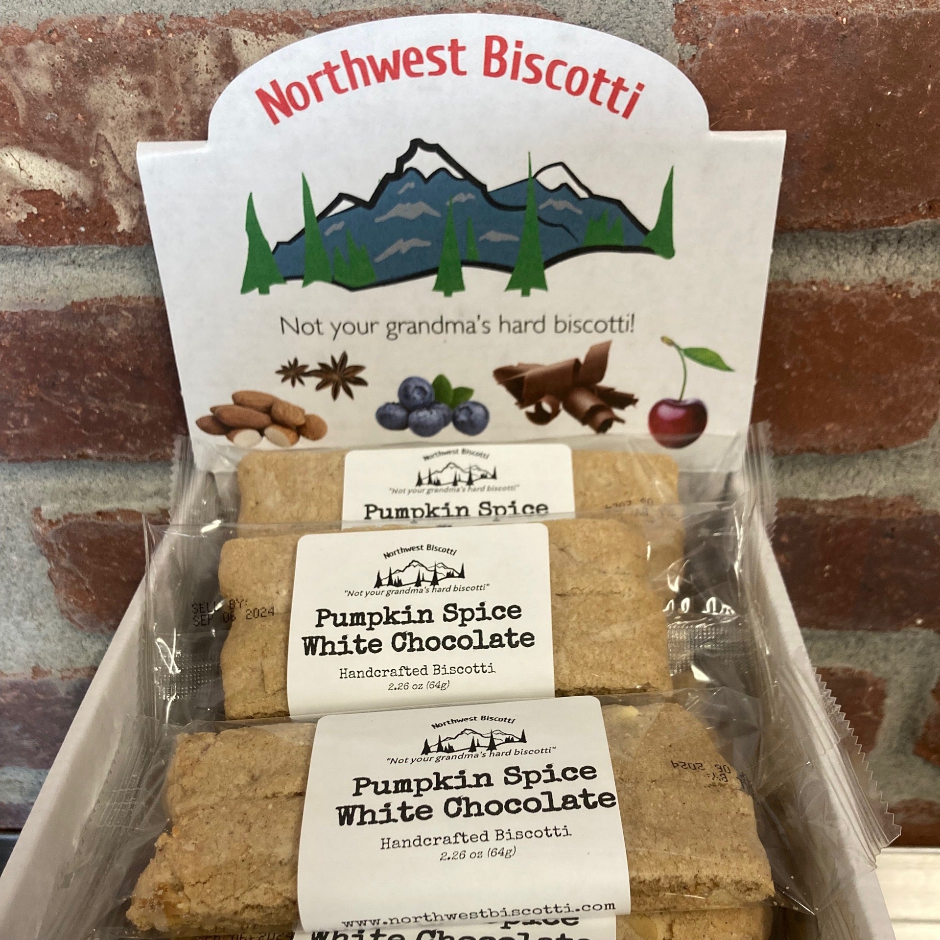 BISCOTTI DOUBLE PACK CASE (12) | Northwest Biscotti